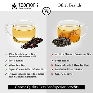 Teamonk Hozo High Mountain Orange Pekoe Black Tea Loose Leaf (75 Cups) - 5.3 oz Bag | Boosts Energy | Antioxidant Properties | Boosts Heart Health and Helps reduce Blood pressure