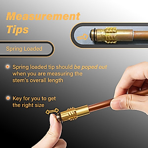 Upgrade Version 123-0093 500 Series Mansfield Style Stem Assembly For 8-Inch Sillcock ASFP Prevent Leakage (Overall length 12")