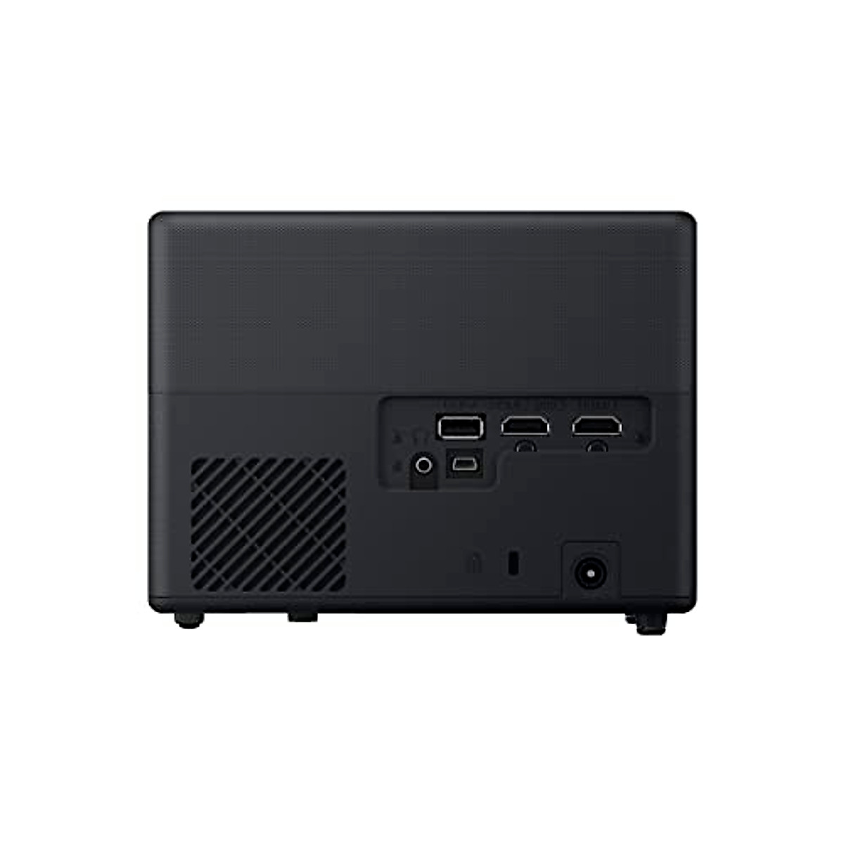 Epson EpiqVision Mini EF12 Smart Streaming Laser Projector, HDR, Android TV, Movies, Family Gaming, Portable, sound by Yamaha, 3LCD, Full HD 1080p, 1000 lumens Color & White Brightness Bluetooth Black