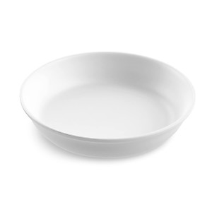 TarHong Edge Matte Low Bowl for Pasta/Salad/Soup, 8.5-Inch, 29.5-Ounce, Pure Melamine, Shatterproof, Matte White, Set of 6