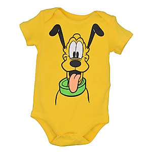 Disney Mickey Mouse Donald Duck Pluto Newborn Baby Boys 5 Pack Cuddly Bodysuits Mickey Mouse Clubhouse 6-9 Months