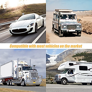 Moly Magnolia Car Steering Wheel Cover, Universal 15 inch Anti-Slip Steering Wheel Cover Trim, Breathable Microfiber Leather Auto Soft Handle Protector, Vehicle Accessories for Men Women (Red)