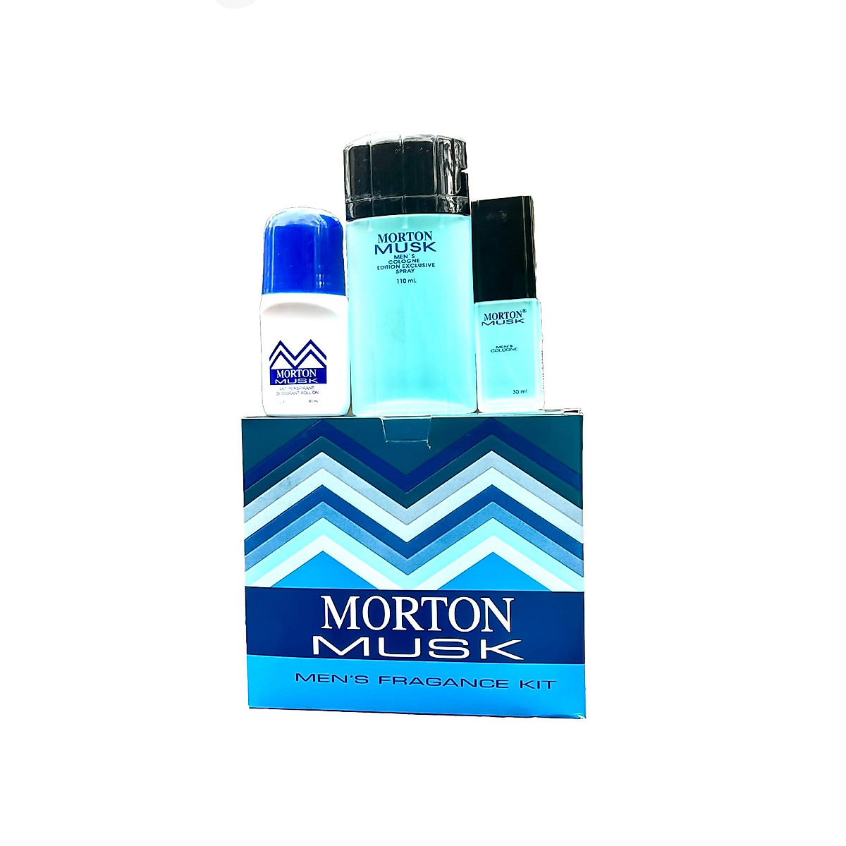 MORTON MUSK MEN’S FRAGANCE KIT BLUE BOX