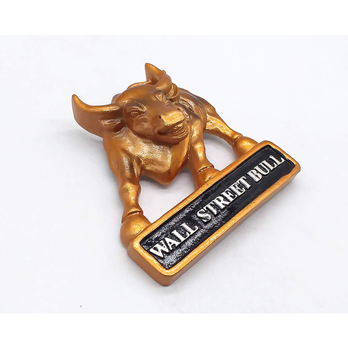 Charging Bull of Wall Street Manhattan New York USA Fridge Magnet Tourist Souvenir Gift Home Kitchen Decoration Magnetic Sticker,Wall Street America Refrigerator Magnet Collection