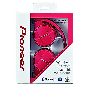 Pioneer Home Wireless Bluetooth Stereo H, red (SE-MJ553BT-R)