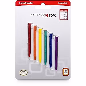 Portable, Multi-Color Multi System Styluses, 6 Pack - Nintendo 3DS Consumer Electronic Gadget Shop