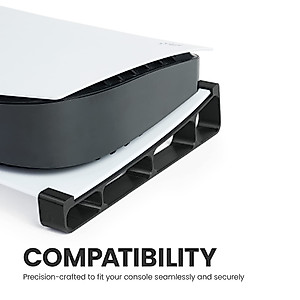 Glistco Skates - Horizontal Stand Compatible with PS5 - Digital Edition (Black)