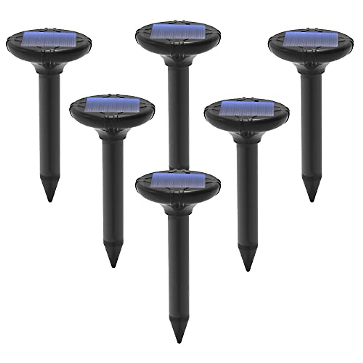 Winpest Snake Repeller Ultrasonic Solar,Snake Away Repellent for Outdoors,Solar Snake Repellent for Outdoors,Snake Repellant for Yard Pet Safe,Snake Repellent for Home,Snake Trap 6 Packs