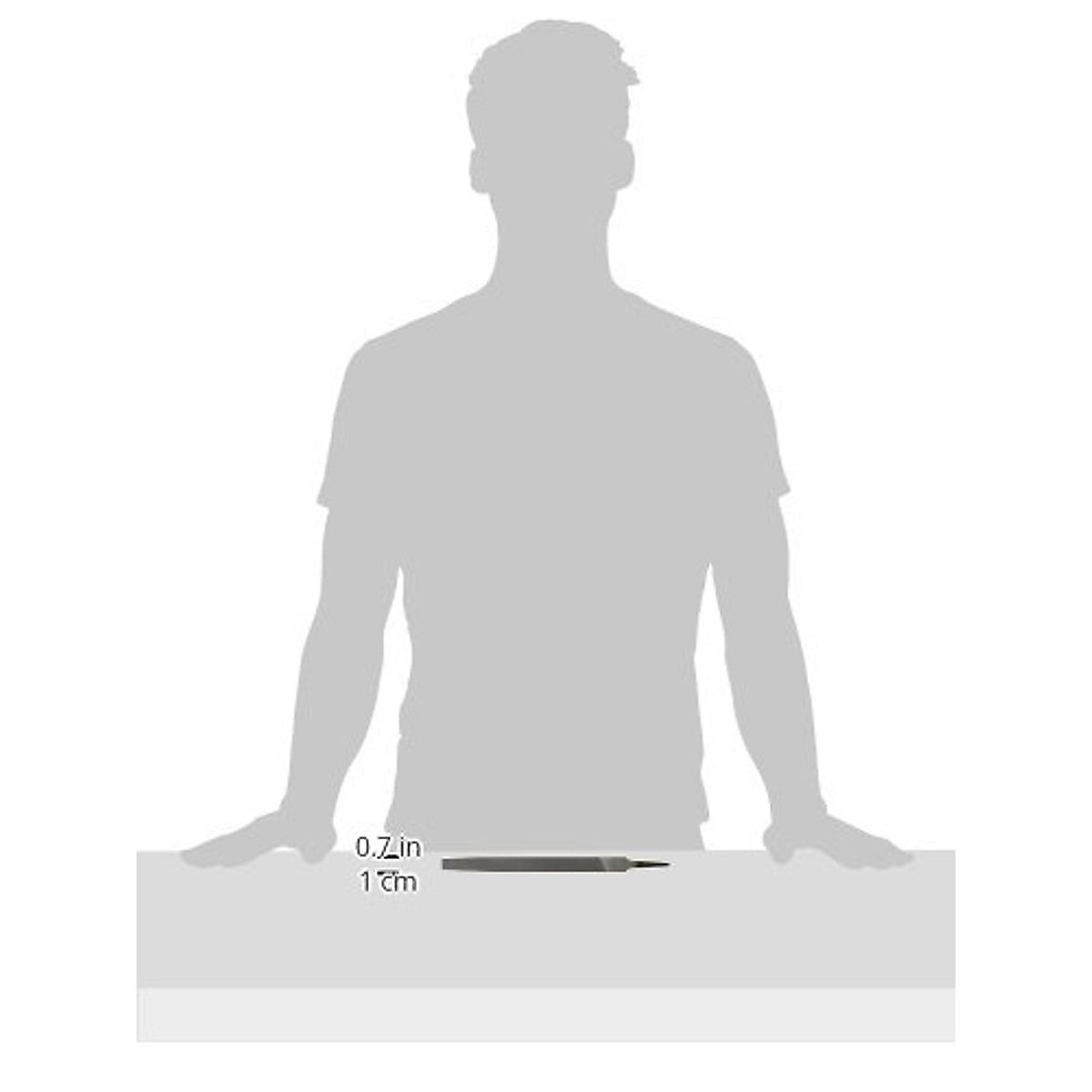 Nicholson 8" Mill Single Cut Bastard File - Carded - 21832NN