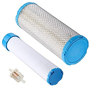 HIPA Outer Inner Air Filter for Kawasaki 11013-7044 11013-7020 11013-7019 11013-7045 Kohler 25 083 01 25 083 01-S 2508301 25 083 04 2508304 JD M131802 M131803