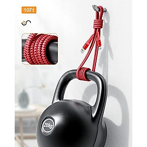 Fashia iPhone Charger Cord 3FT, [MFI Certified] 3Foot USB Lightning Cable,3Feet Fast Charger Nylon Braided USB iPhone Cord for iPhone 13 12 11 Pro X XS Max XR/8 Plus/7 Plus/6/6s Plus-Red