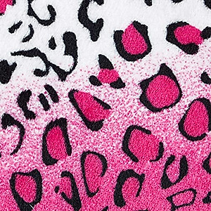 Home Must Haves Safari Animal Print All Season Extra Soft Warm Cozy Sofa Couch Throw Bed Premium Blanket (Queen, Pink Leopard)