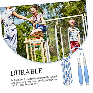 Sosoport Rope 5pcs bamboo skipping rope fitness exercise beaded fitness skipping rope skipping exercise exercise children kids boys