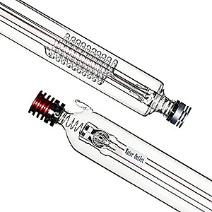 OMTech 80W Laser Tube Replacement for CO2 Laser Engravers and Laser Cutters, CO2 Filled YL Tube for Laser Engraving Cutting Marking Machines, 60mm Dia. 1250mm Borosilicate Glass Tube, 12000hr Life