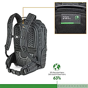 Lowepro ProTactic 450 AW II Black Pro Modular Backpack with All Weather Cover, Camera Bag for Professional Use, for Laptop Up to 15", Backpack for Professional Cameras and Drones, LP37177-GRL, Black
