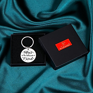 Birthday Gifts for 50th Birthday Women Men Fifty Bday Keychains for Husband Wife Dad Mom Ultimate Gifts for 50 Years Old Friends Family Happy 50th Anniversary Christmas Inspirational gifts for Her Him