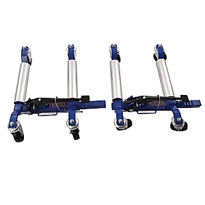 ZAWAYINE Car Wheel Dolly, Heavy Duty Self Loading Dolly with Ratcheting Foot Pedal, 1300lbs Capacity, 2 Pack