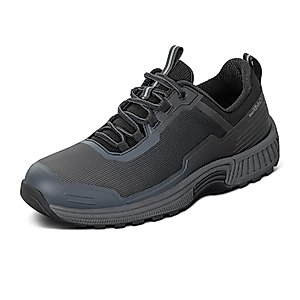 Orthofeet Women's Orthopedic Black Bristol Hiking Shoes, Size 7.5