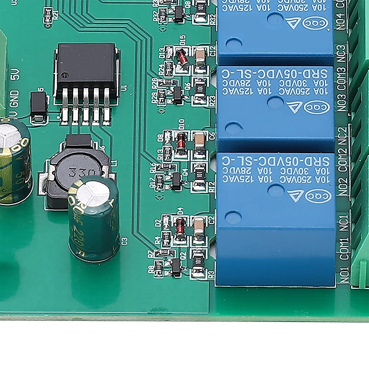ESP8266 Relay Module, Relay Module 8‑Channel ESP8266 Development Board Development Board with 1 X Relay Module for Smart Home Control