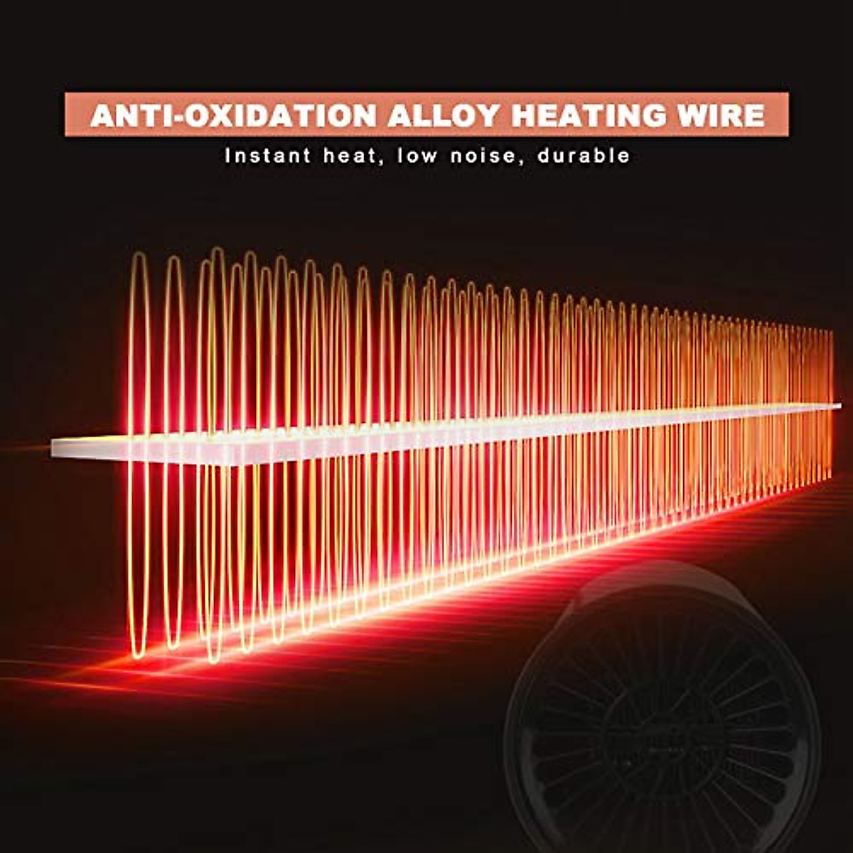 Portable Car Heater, 12V 500W Windshield Car Heater Fast Heating Fan for Quickly Defrost Defogger Demister Vehicle Heater