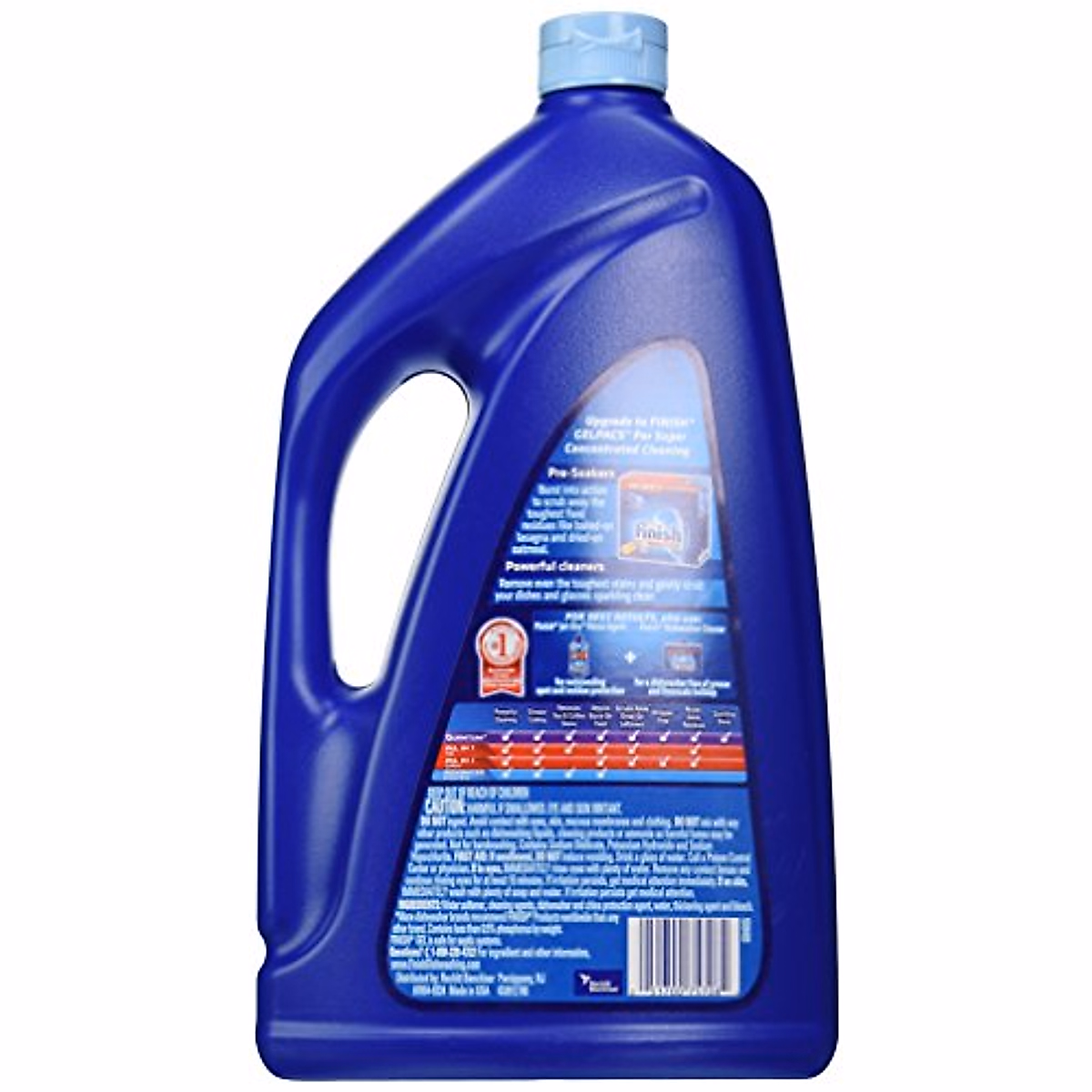 Finish Gel Automatic Dishwasher Detergent, Lemon Scent 75 oz