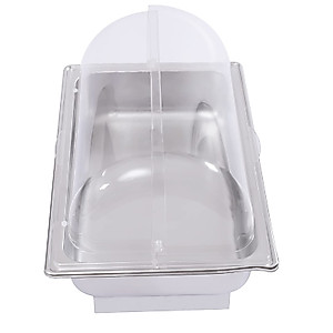 14L/14QT Electric Chafing Dish Set Stainless Steel Anti-Dry Buffet Warmers Temperature Adjustable with Roll Lid Chafing Dish Buffet Set 600W for Catering