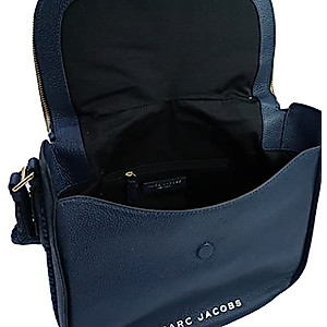 Marc Jacobs H211L01RE21-426 Blue Sea With Gold Hardware Women's Leather Shoulder Hobo Bag