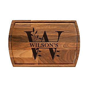 Charcuterie Board | Personalized Cutting Board | Custom Cutting Board | Serving Board | Engraved Cutting Board | Custom Wedding Gift | Cutting Boards For Kitchen Dishwasher Safe (Arched)