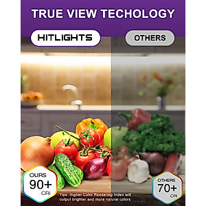 HitLights LED Strip Lights Warm White 3000K, 16.4ft High Density Tape Light, UL-Listed, 600 LEDs, 300Lm/ft, 12V Flexible Dimmable Rope Lights for Bedroom, Kitchen, Cabinet (Power Source Not Included)