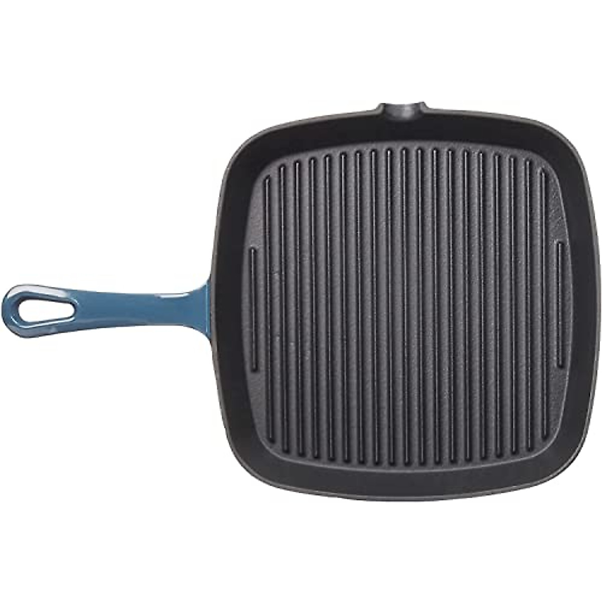 Cuisinart , 9.25" Square Grill Pan, Enameled Provencial Blue