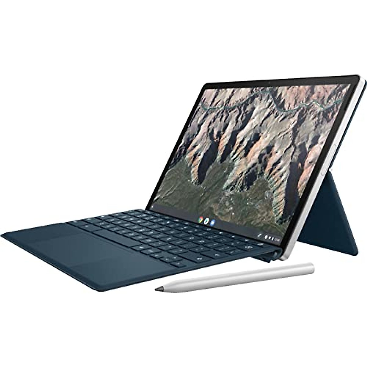 HP Chromebook 11-da0097nr Touchscreen Tablet, 11-inch 2 in 1, Qualcomm Snapdragon 7c, 4GB LPDDR4x RAM, 64GB eMMC, ChromeOS, USB-C, Micro SD Card Reader, Wi-Fi, Bluetooth, Natural Silver (Renewed)