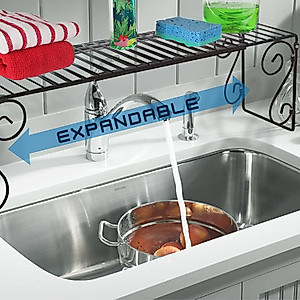 WalterDrake Expandable Over the Sink Shelf