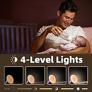 Magicteam Sound Machine 25 Soothing Sounds with Adjustable Night Light for Sleeping and White Noise Machine with Continuous or Timer Sleep Machine for Home Nursery Office