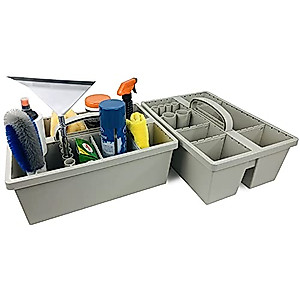KOOTOO CUSTOMIZABLE ORGANIZER CONTAINER, with UNIQUE DIVIDERS that can be arranged to fit the space you need to store everyday items upright. SCHOOL SUPPLIES, PET SUPPLIES, CRAFTS or CLEANING AND MORE