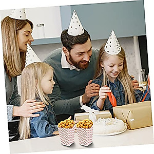 ULTECHNOVO 30pcs Popcorn Popcorn Boxes Popcorn Box Disposable Containers Paper Boxes for Food Mini Treat Boxes Snack Paper Box Sandwich Paper Cups Cardboard Popcorn Boxes Paper Storage Box