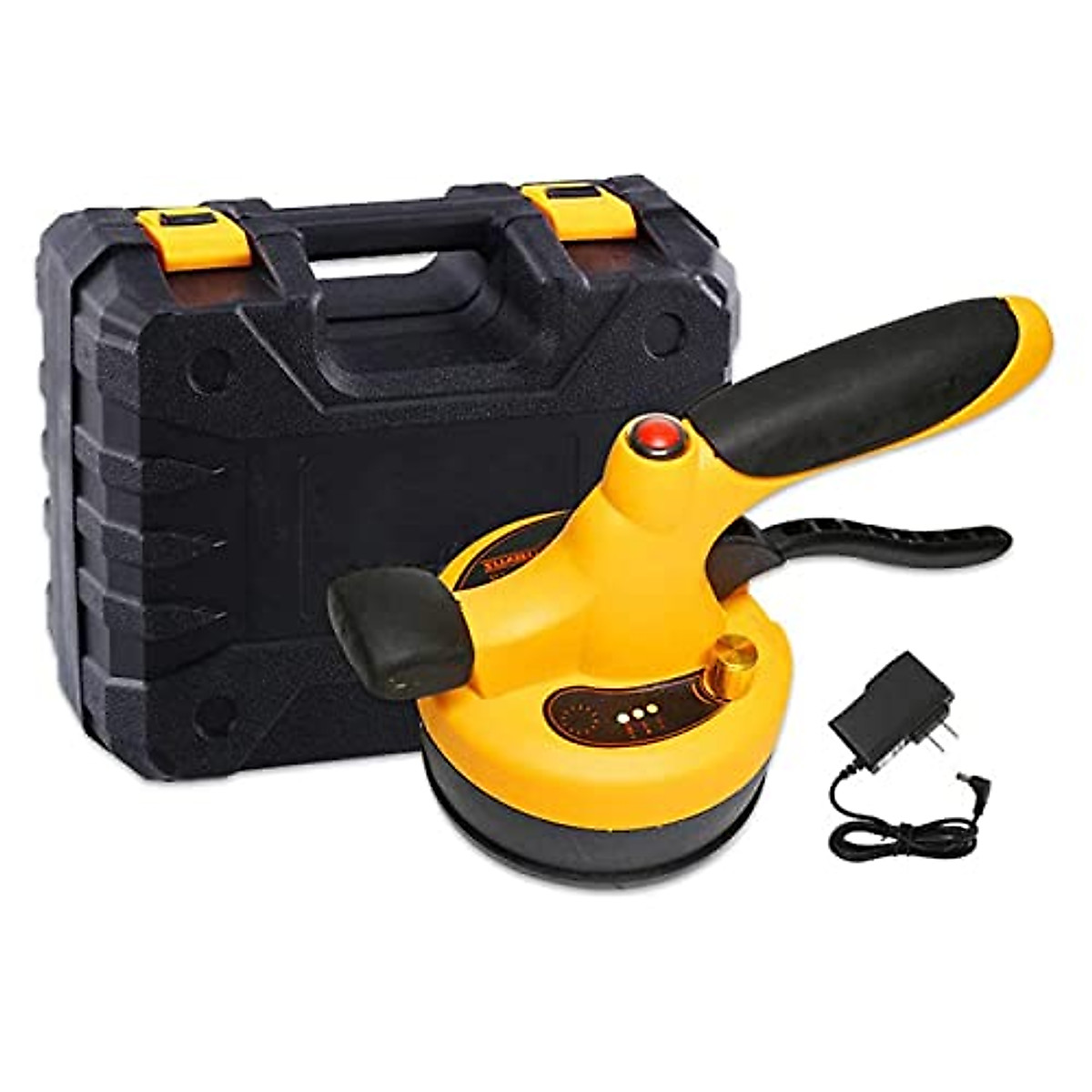 UZIAH Electric Tiles Leveler Ceramic Tile Vibrator Lithium Battery Tools for Floor Wall, Maximum Adsorption of 30Kg, Suitable for 60X60cm Ceramic Tile