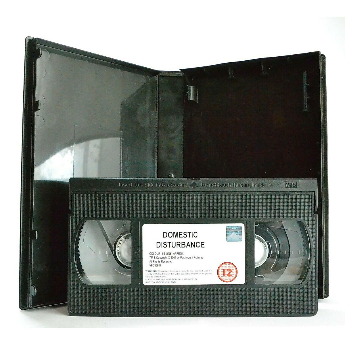 Domestic Disturbance: Psychological Thriller - Large Box - John Travolta - VHS