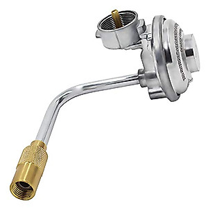 MCAMPAS 1lb Propane Regulator Valve Replacement For Blackstone 17" and 22" Tabletop Griddle Grill Gas Requlator, 1lb Propane Tank Regulator