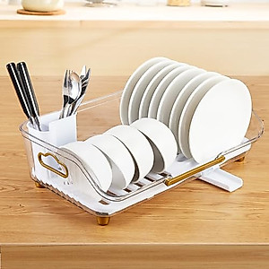 Cloveego Dish Drying Rackover Sink Dish Drying Rack for Vegetables and Fruits. Suitable for All Kinds of dishesProduct Size 16.7 in. 10.4 in. 5.1 in