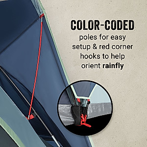 Coleman Skydome Tent XL, 8/10/12 Person Camping Tent, Blue Nights