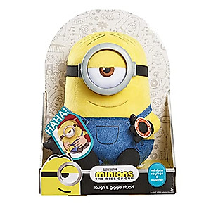 Just Play Illumination's Minions: The Rise of Gru Laugh & Giggle Kevin Plush, Kids Toys for Ages 3 Up