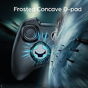 EasySMX 2.4G Wireless Controller for PC, PS3 Gamepads with Vibration Fire Button Range up to 10m Support PC PS3 Android Devices and TV Box