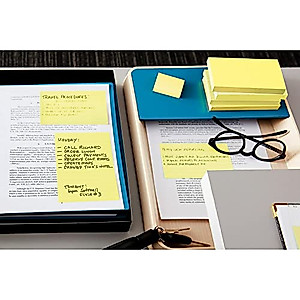 Post it® Notes, 4" x 6", Lined, Canary Yellow, Pack Of 8 Pads
