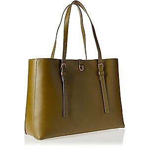 Fossil Women's Kier Vegan Cactus Leather Tote Bag Purse Handbag, Green Moss (Model: ZB1615376)