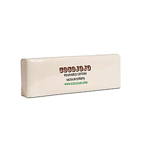 100% Egyptian Cotton Fabric Strips For Sugaring Waxing Reusable Strips Body Facial Ct 100