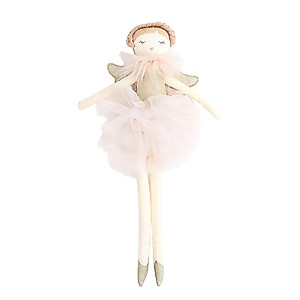MON AMI Angel Stuffed Doll - 15", Soft Elegant Plush Doll for Little Girls, Use as Toy or Room Decor