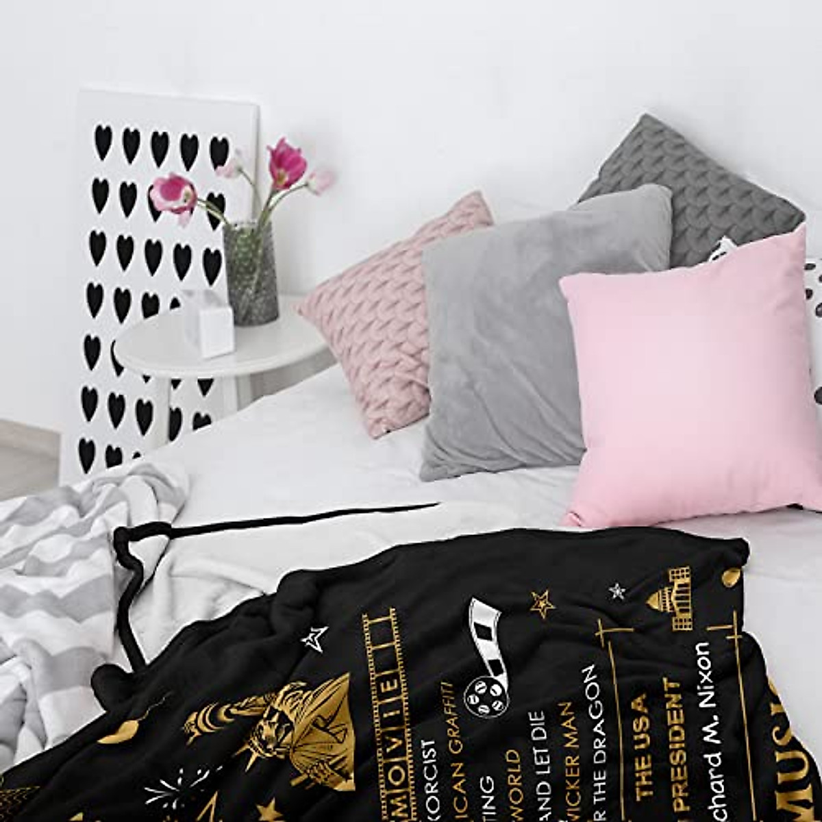 Neuturs 50th Birthday Gifts for Women Men, 50 Birthday Gifts for Women, Mens 50th Birthday Gift Ideas, 50 Year Old Gifts for Women, 50 Years Old 1973 Birthday Gifts for Men Throw Blanket 60"x50"