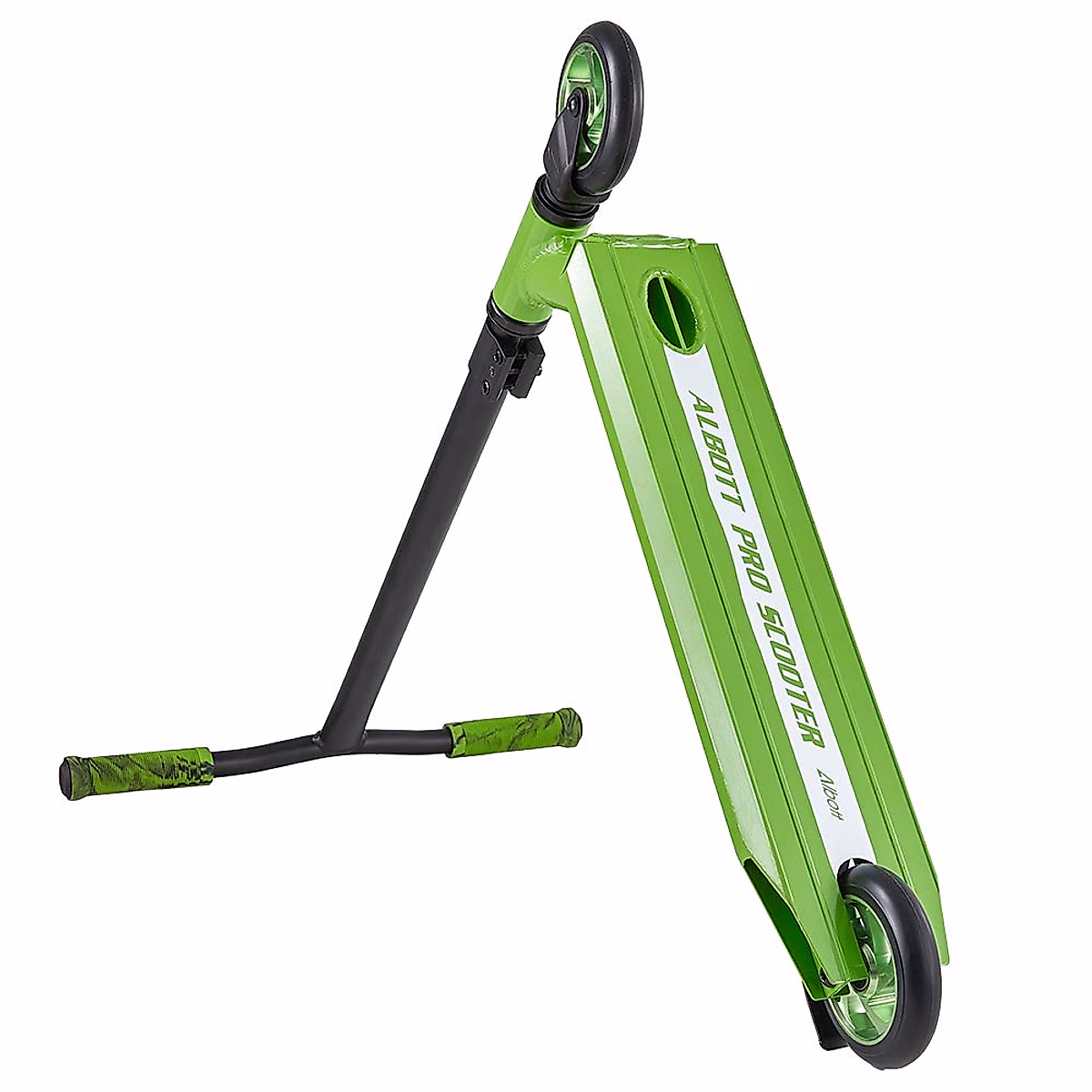 Albott Pro Scooters Trick Scooter - Freestyle 110mm Aluminium Core Wheels & ABEC-9 Stunt Scooters for Kids 8 Years and Up Entry Level Scooter for Beginner Boys Girls Teens Adults (Green)