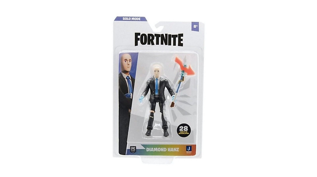 Fortnite Solo Mode Diamond Hanz Action Figure | Official Epic Gear