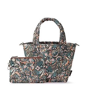 Sakroots Culver Small Tote in Repreve Eco-Twill, Sienna Spirit Desert